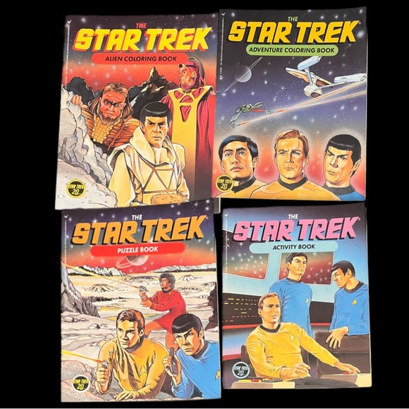 Accents | Vintage Star Trek Coloring And Activity Books Set | Poshmark